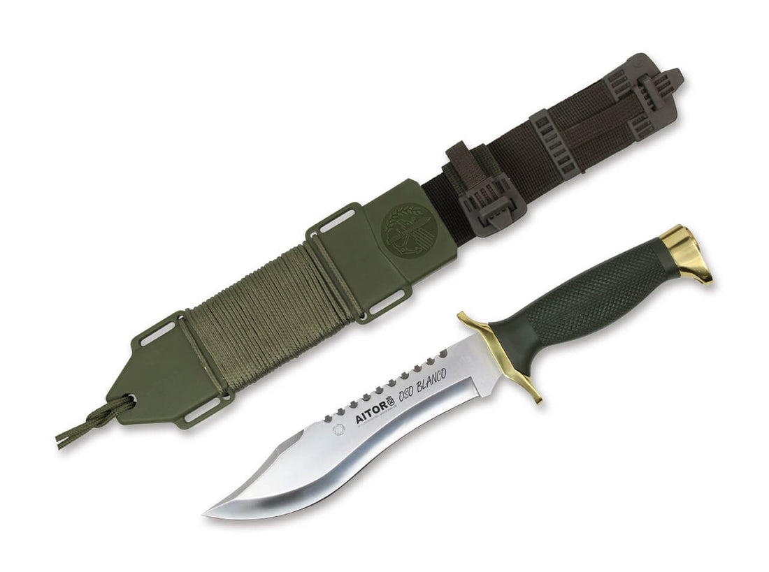 Cuchillo Táctico AITOR OSO BLANCO Poliamida Acero Chile – ChileRiflesPCP